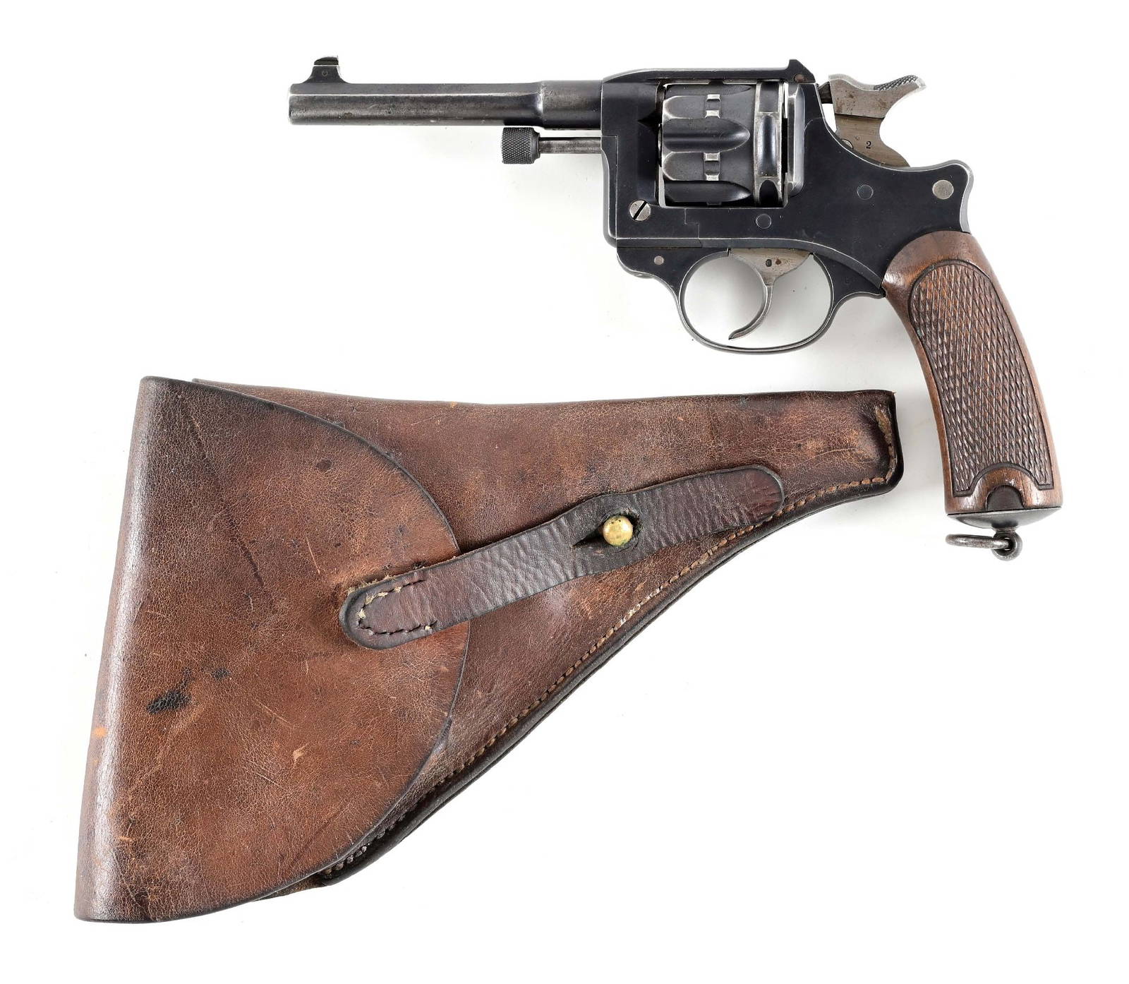 (c) French Model 1892 St. Etienne 8mm French Double Action Revolver ...