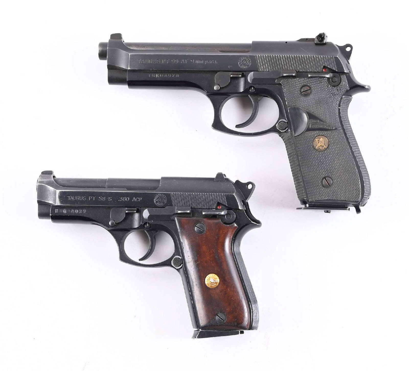 (m) Lot Of 2: Taurus Pt99af And Py58s Semi-automatic Pistols. Auction
