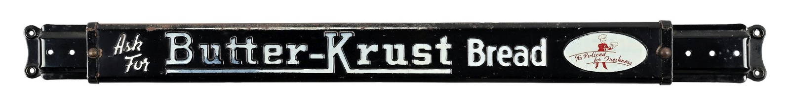 Ask For Butter-krust Bread Door Push Auction