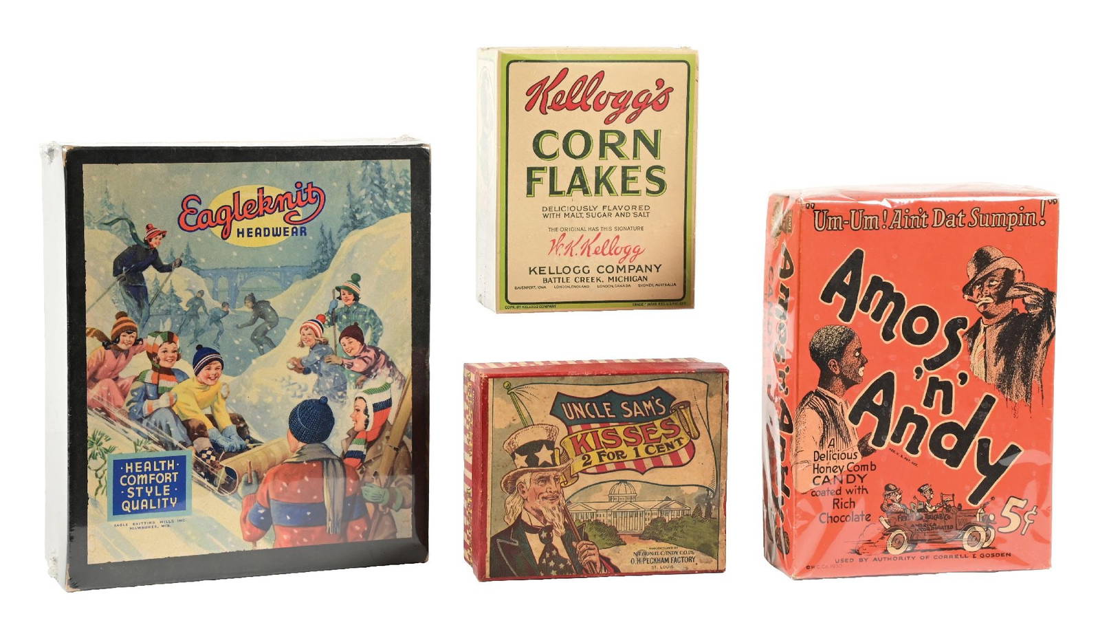Collection Of 4: Various General Store Boxes Auction