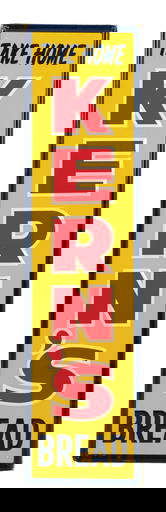 Take Home Kerns Bread Self Framed Embossed Tin Sign