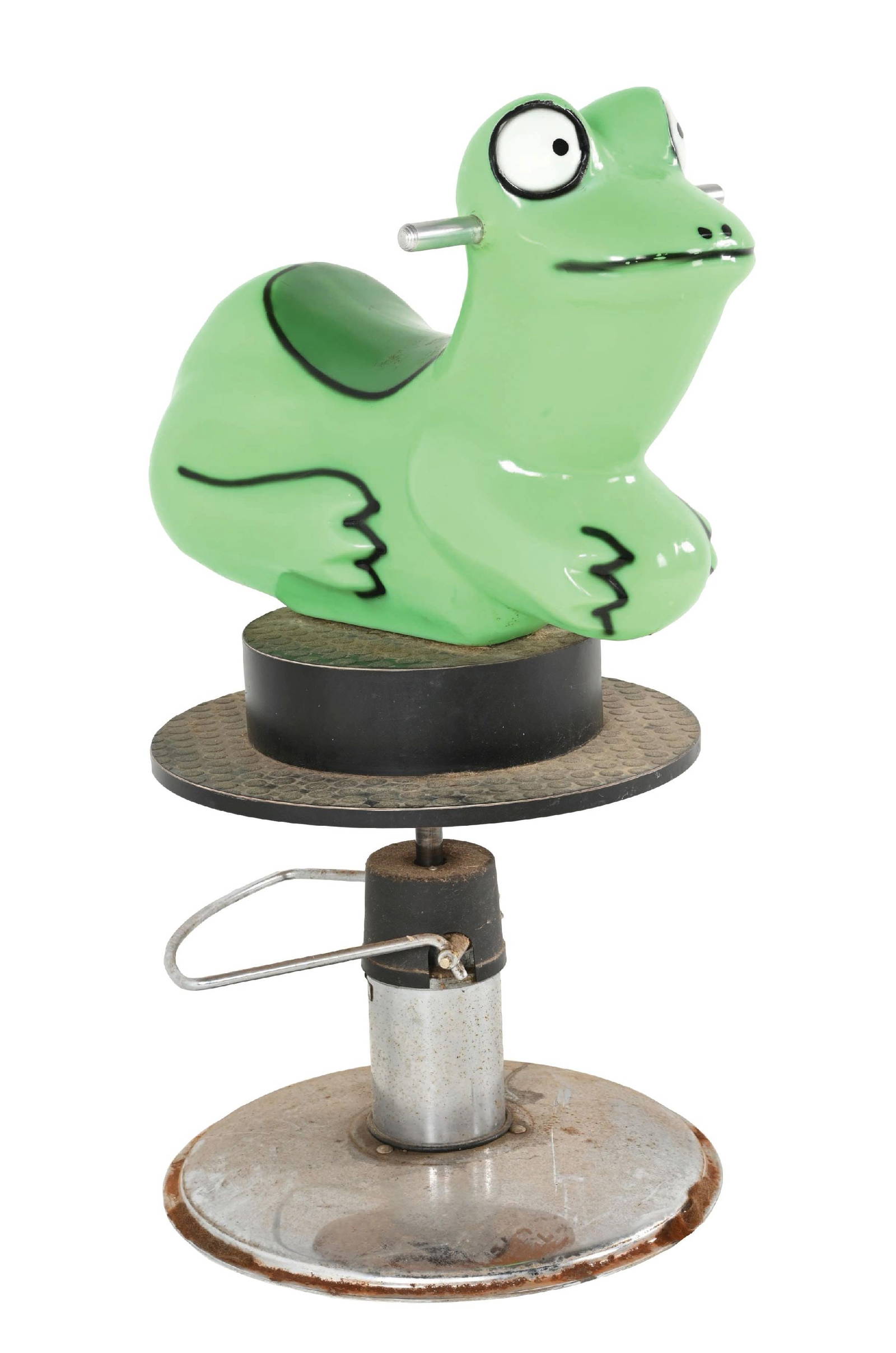 Childrens Barber Chair In The Form Of A Frog Auction