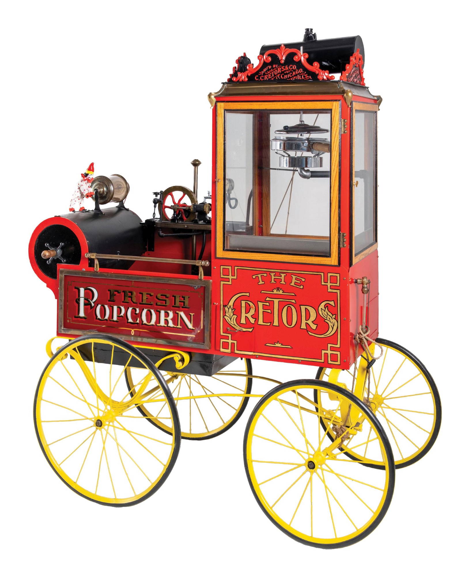 Cretors Model 2 Restored Popcorn Wagon Auction