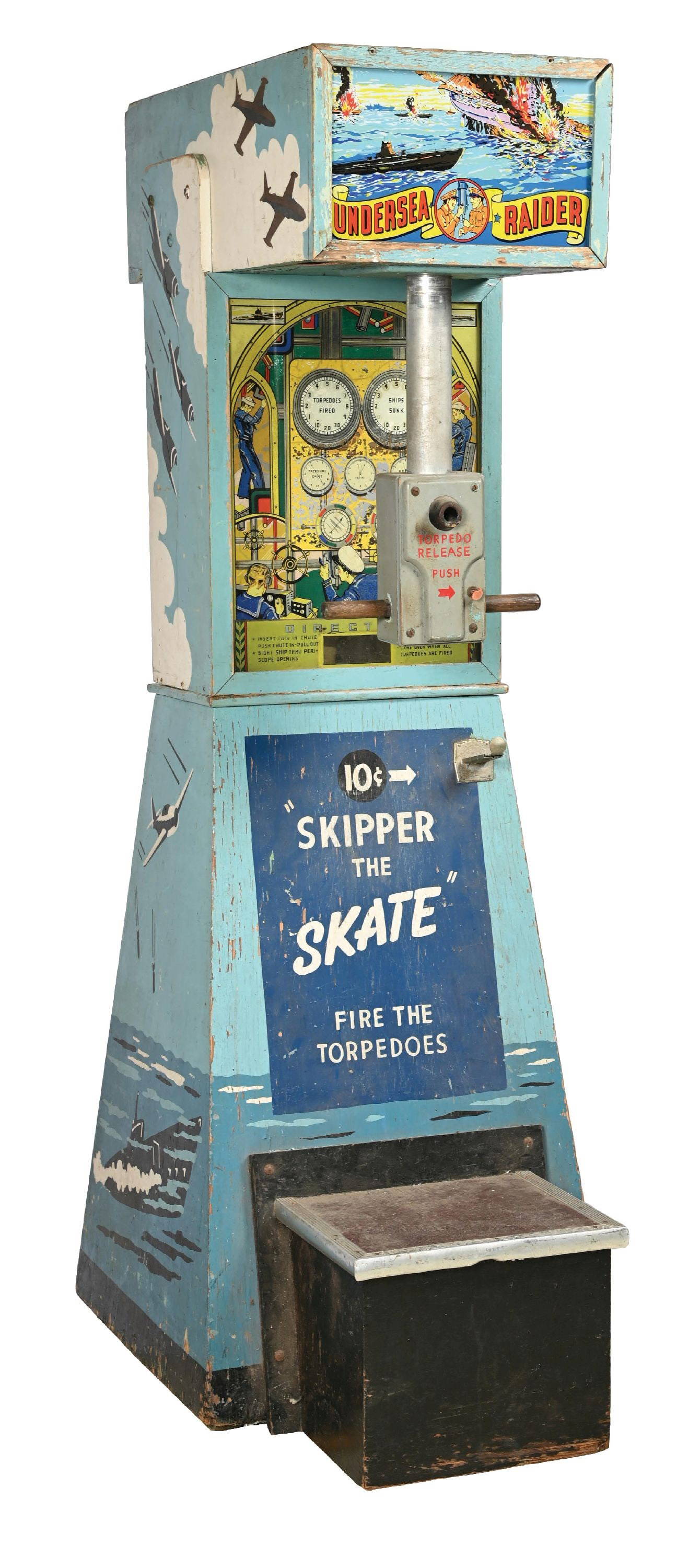 5¢ Bally Undersea Raider Submarine Arcade Game Auction