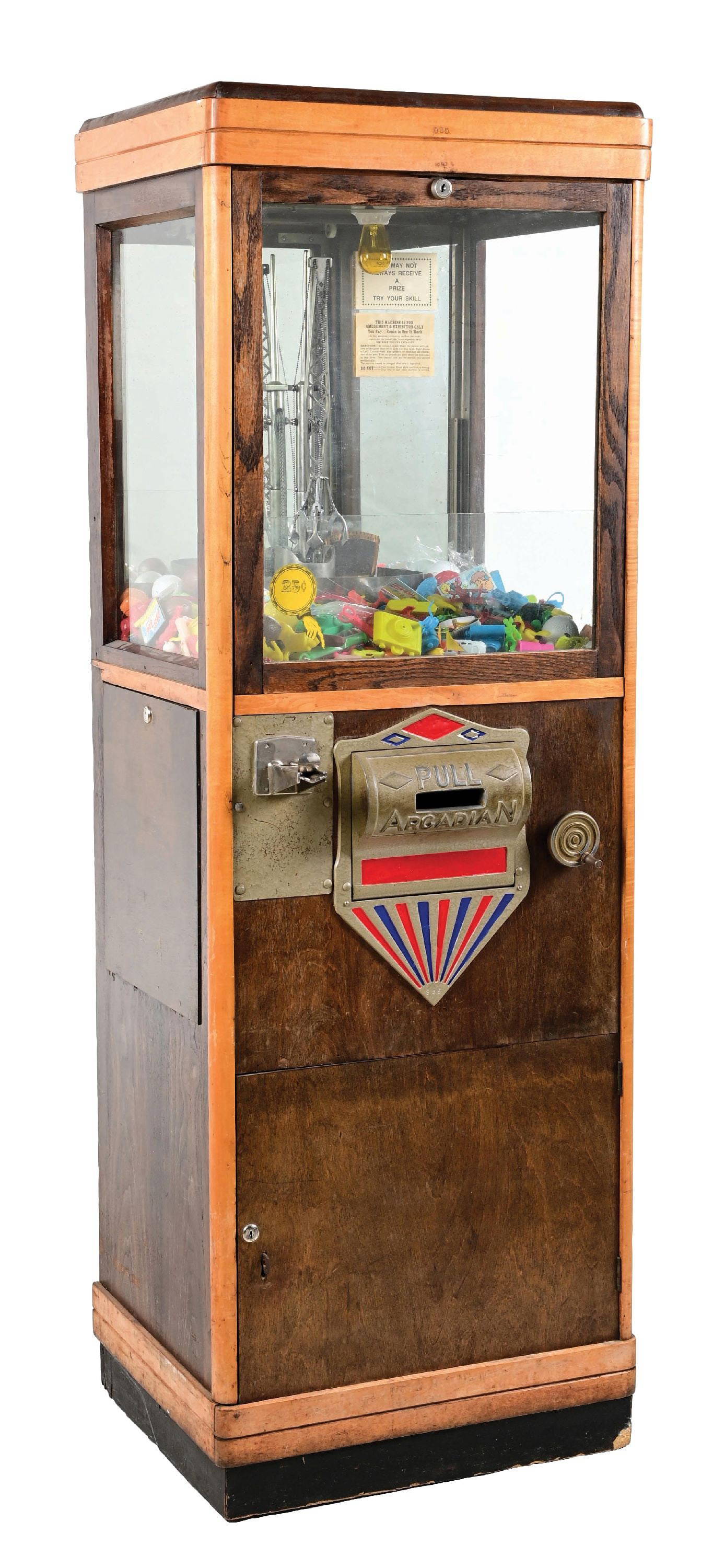 25¢ Esco Digger Claw Machine Arcade Game Auction