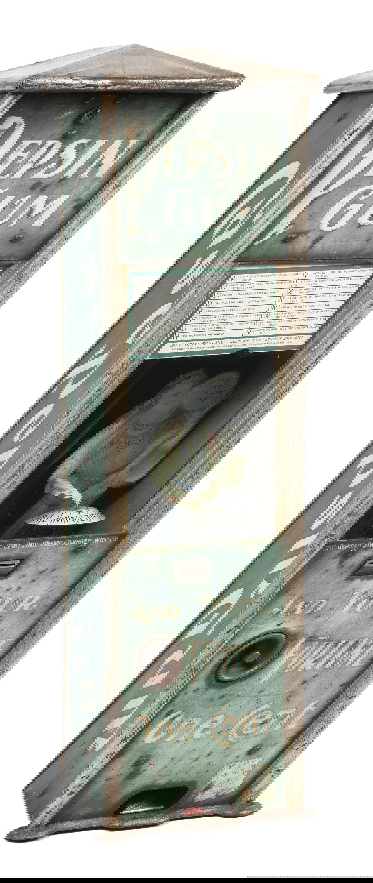 Very Rare Case Pepsin Gum Fortune Telling Vending Machine Auction