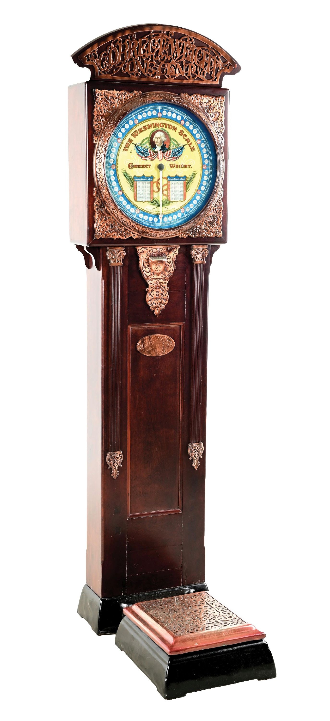 1¢ Caille "washington Scale" Penny Weight Scale Auction