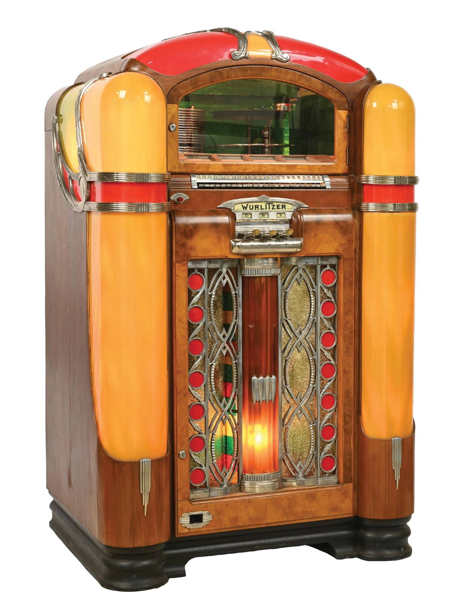 Multi_coin Wurlitzer Model 800 Jukebox Auction