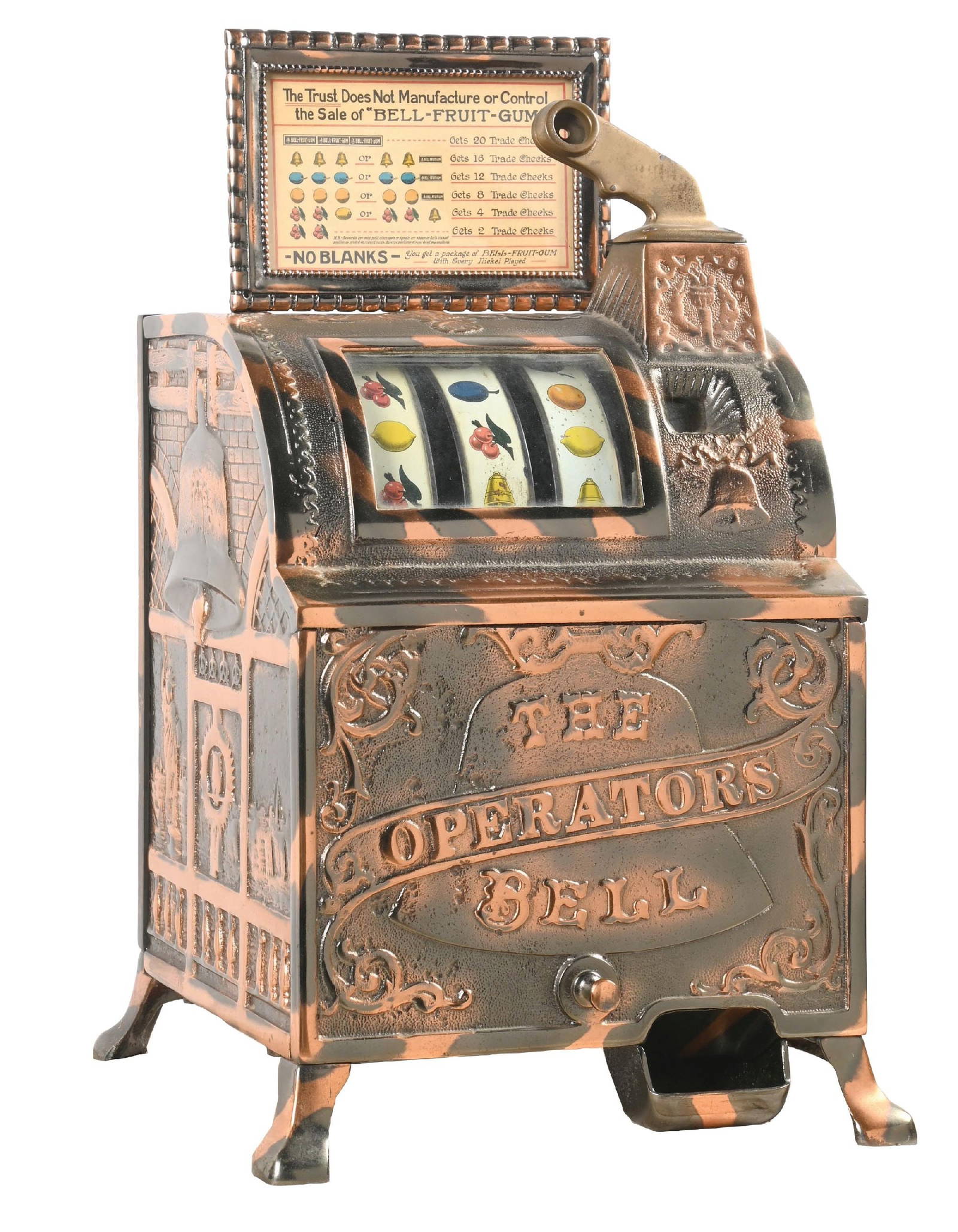 5¢ Mills Novelty Co. "the Operators Bell" Bell Fruit Gum Slot Machine ...