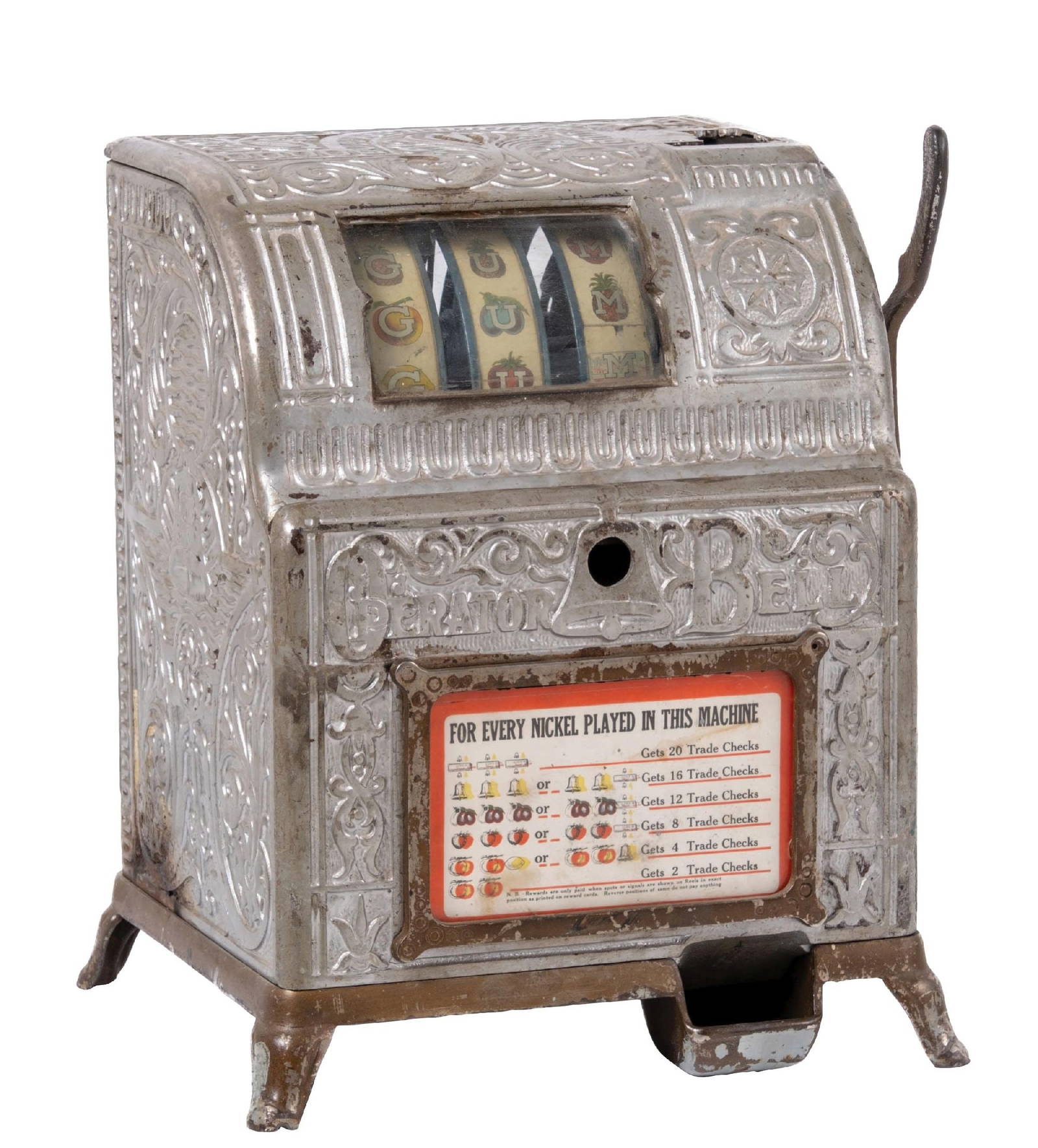 Caille Operator Bell Slot Machine Project Auction