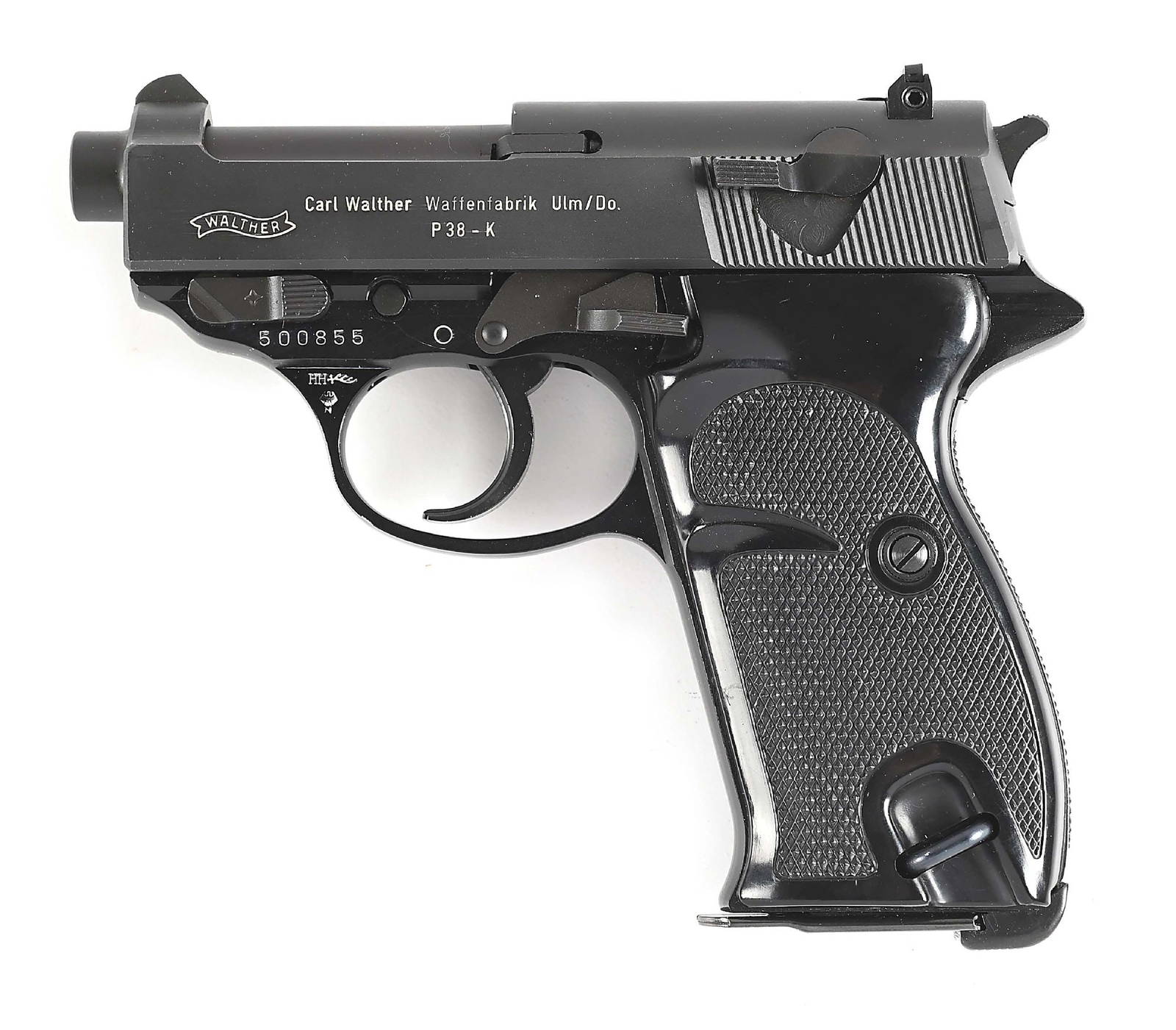 (m) Walther P.38k 9mm Semi-automatic Pistol With Case. Auction