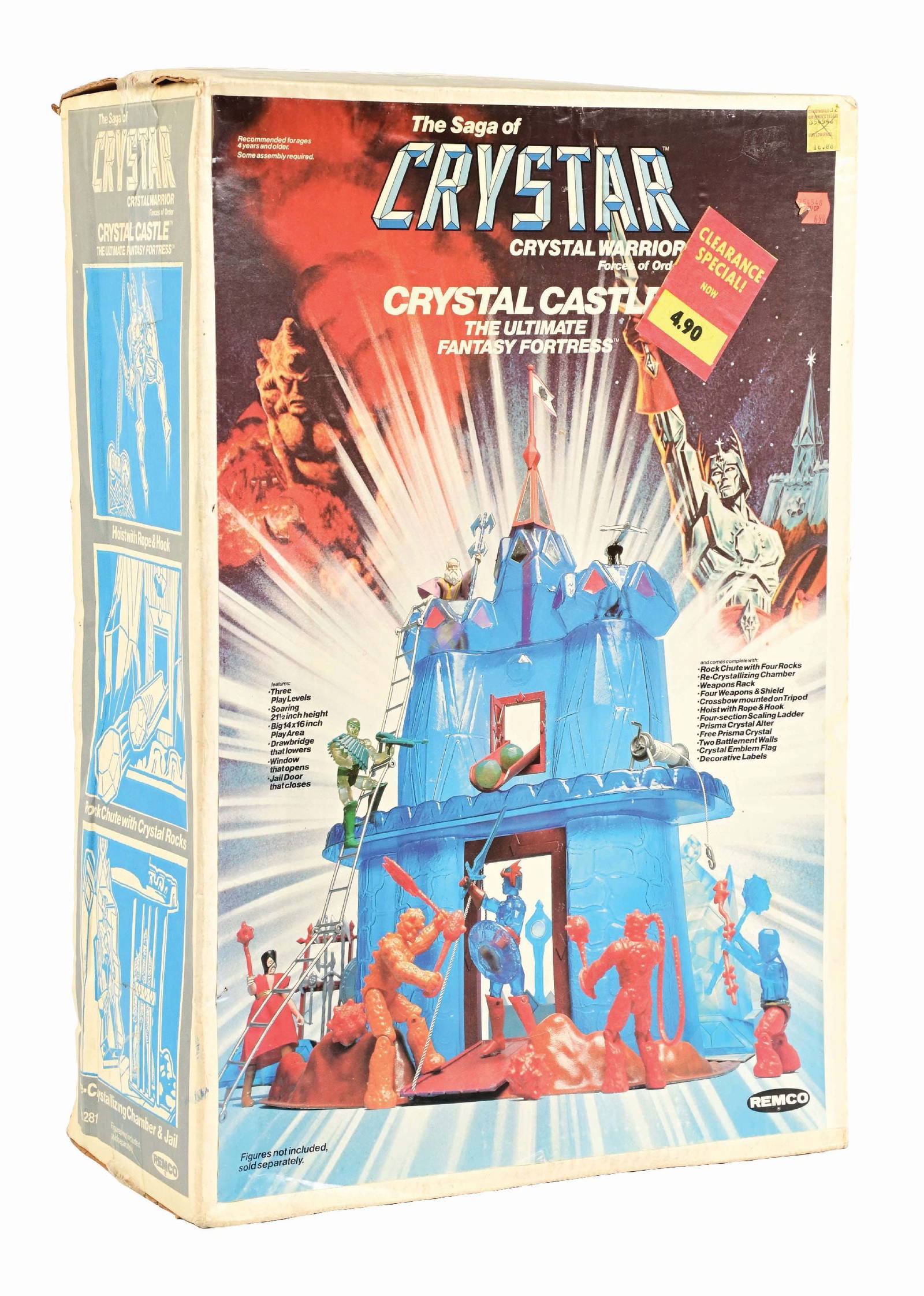 Very Rare Remco Saga Of Crystar Castle Playset In Box Auction
