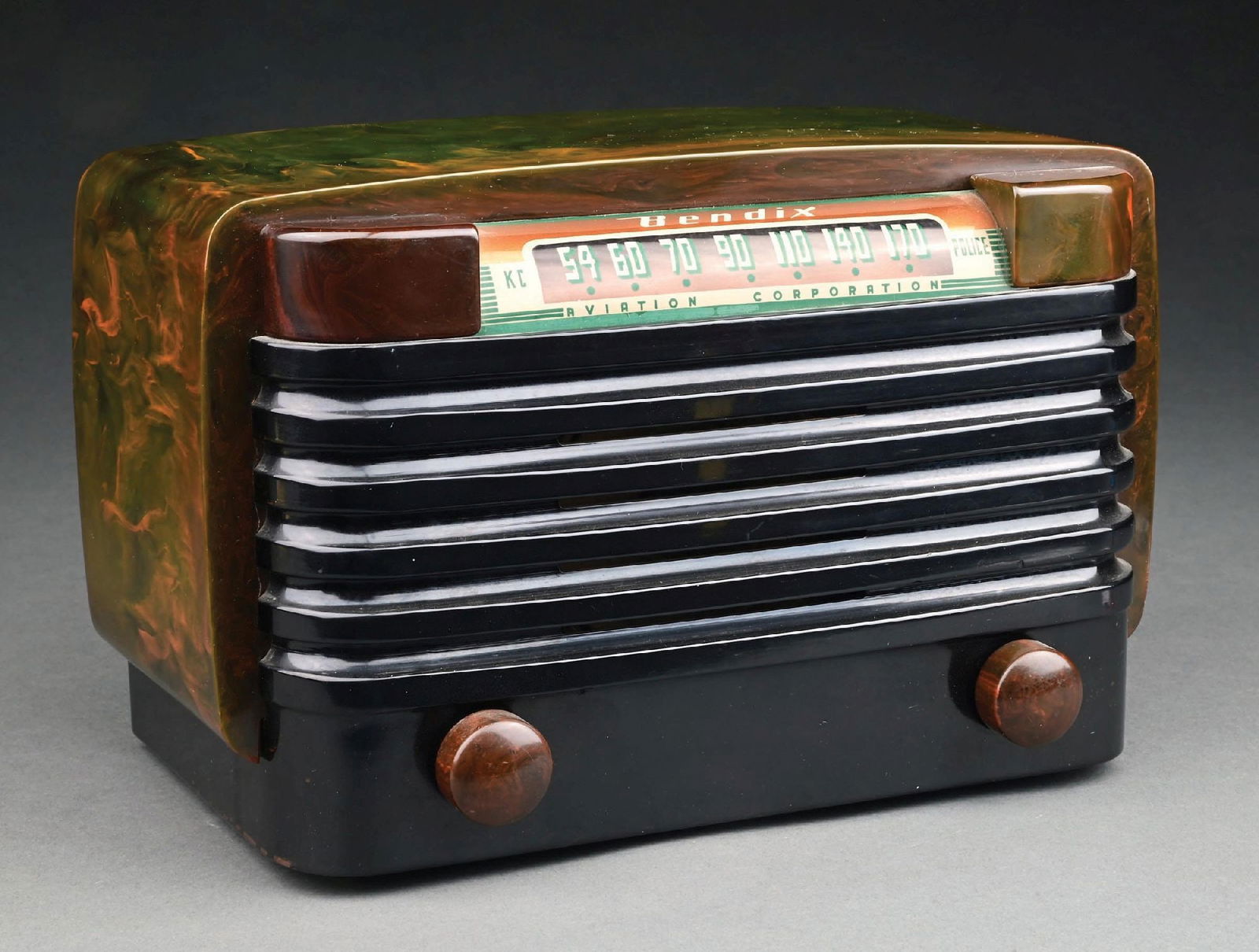 Bendix Model 526c Catalin Radio In Green & Black Auction
