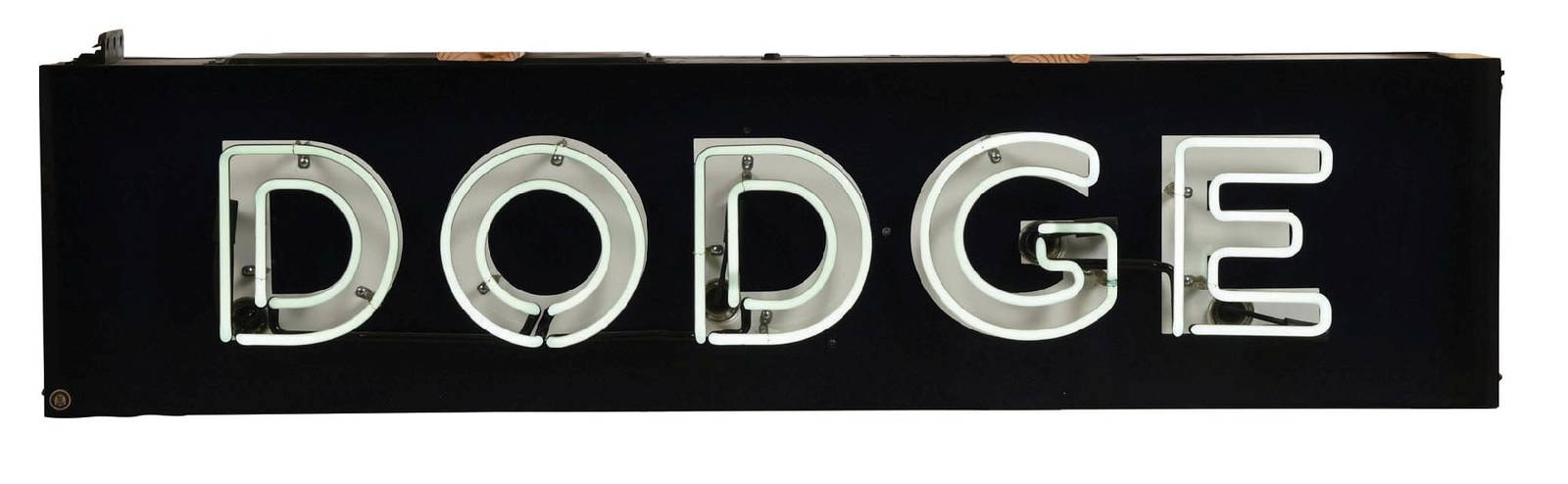 Dodge Automobiles Complete Porcelain Neon Sign Auction