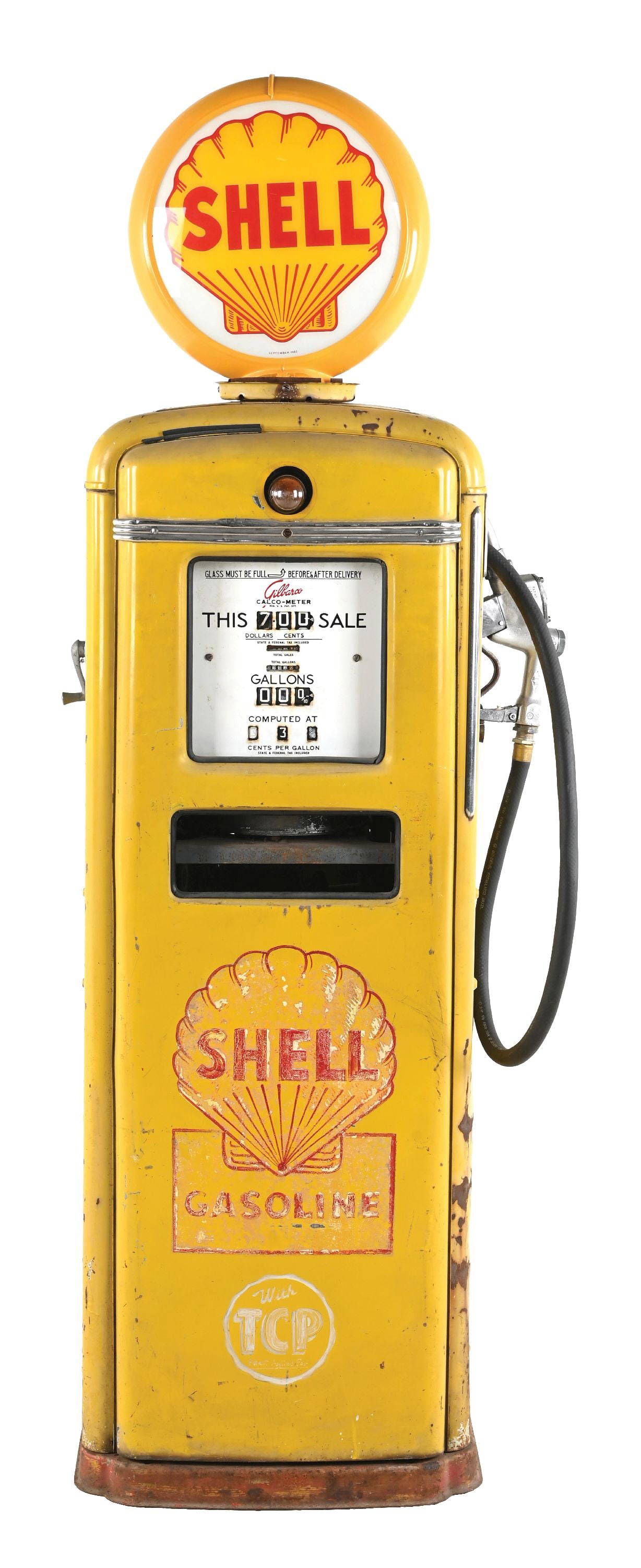 Gilbarco Calco Meter Gas Pump In Shell Gasoline Auction