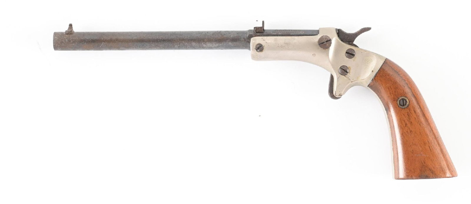 (a) Stevens Diamond No. 43 Second Issue Single Shot Pistol. Auction