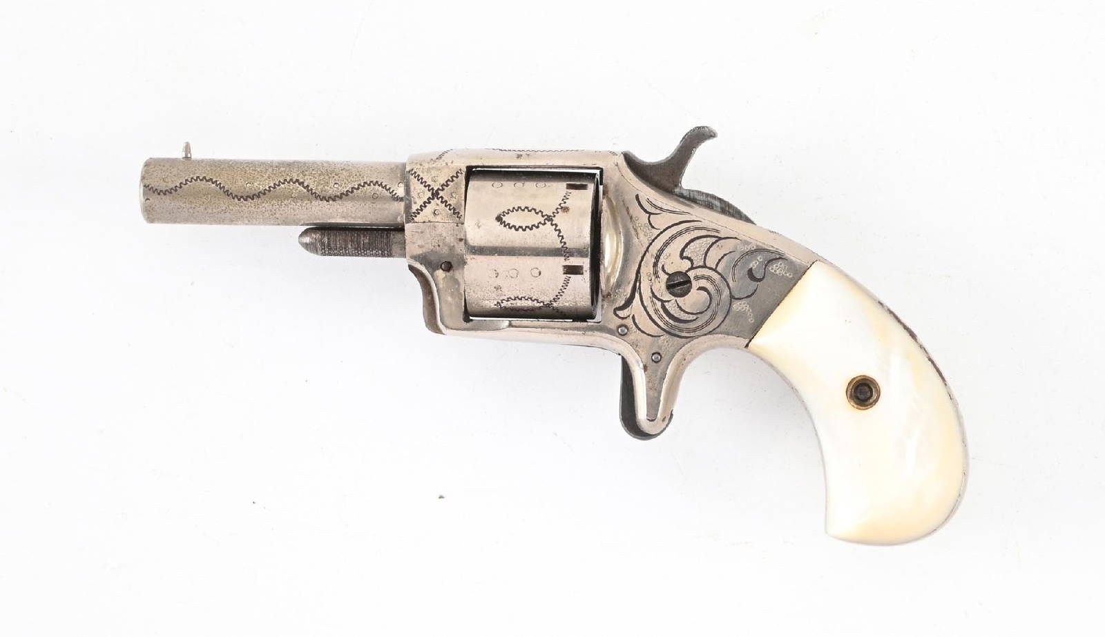 (a) Factory Engraved Johnson & Bye Defender No. 2 Single Action ...