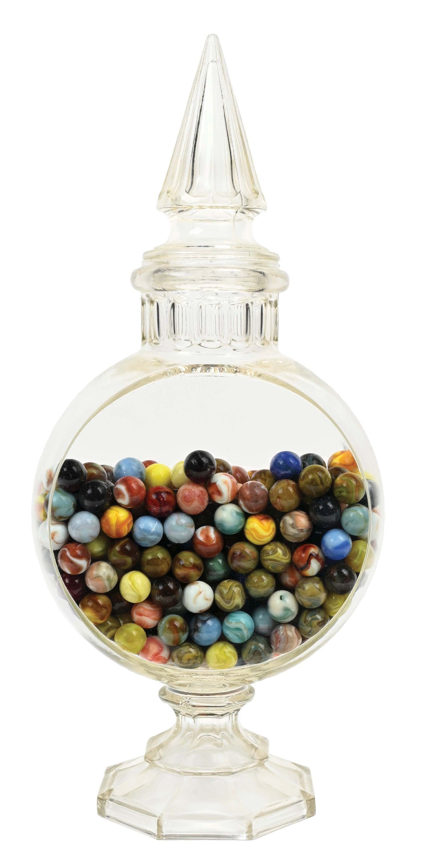 Large Exposition Candy Jar "banjo" Auction