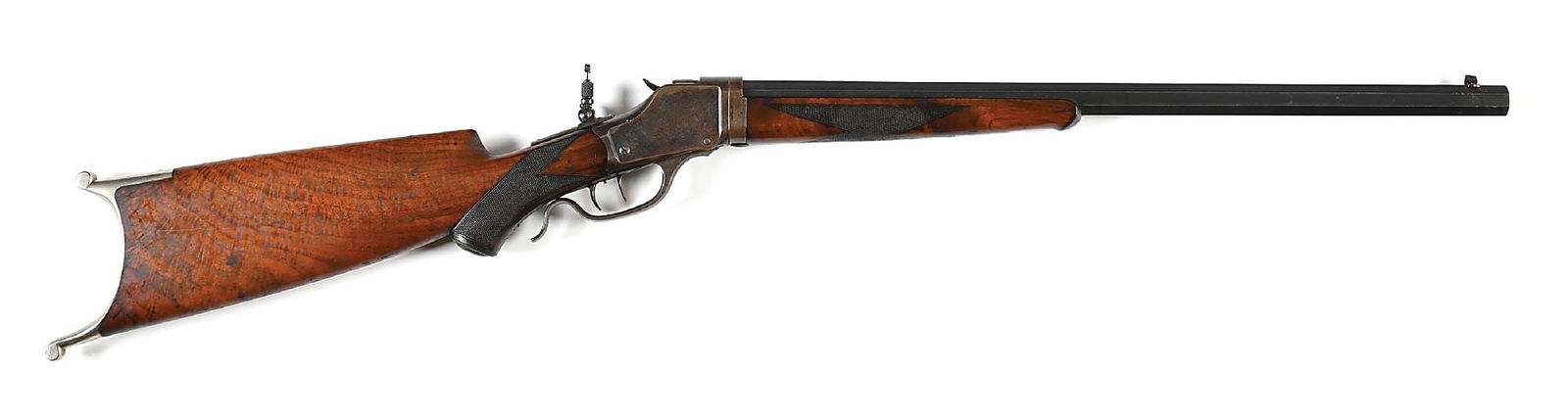 (c) Custom C.c. Johnson Deluxe Takedown Winchester Model 1885 High Wall ...