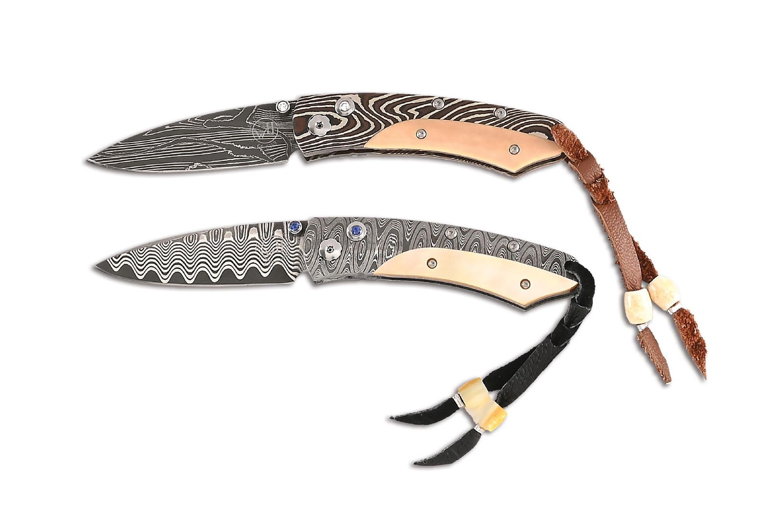 Lot Of 2: William Henry B04 Pikatti Folding Knives. Auction