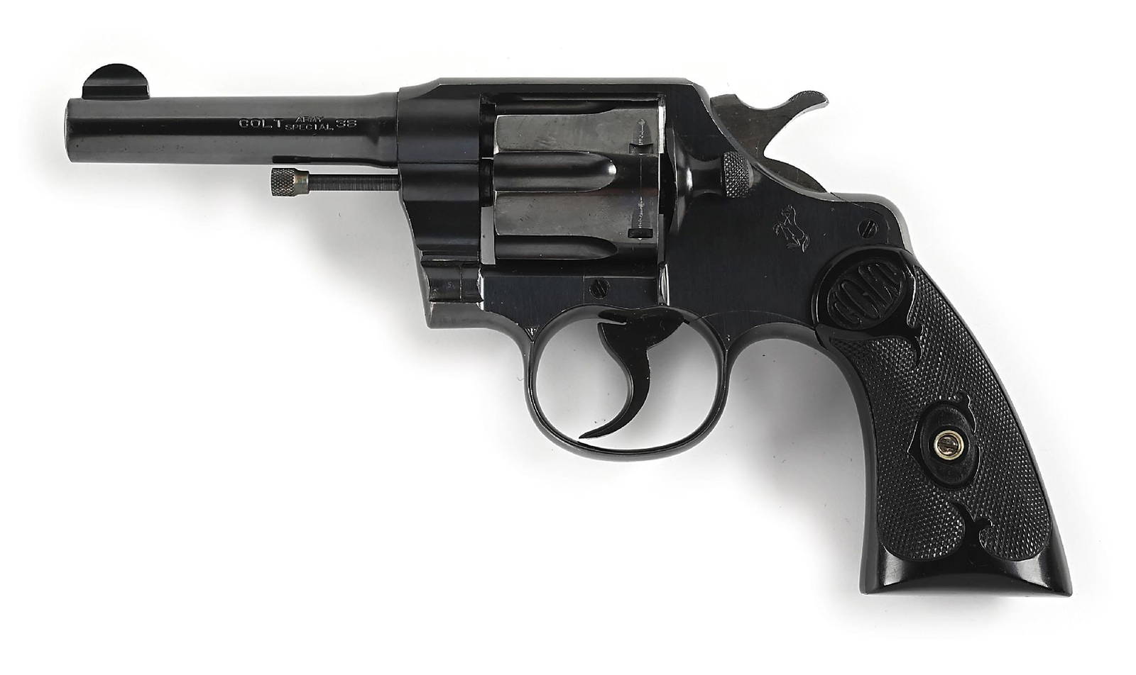 (c) Colt Army Special .38 Double Action Revolver With Original Box. Auction