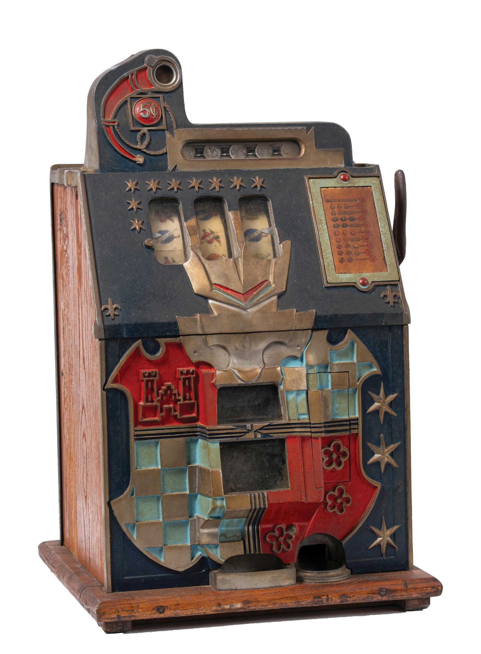 5¢ Mills Novelty Co. Castle Front Slot Machine Auction