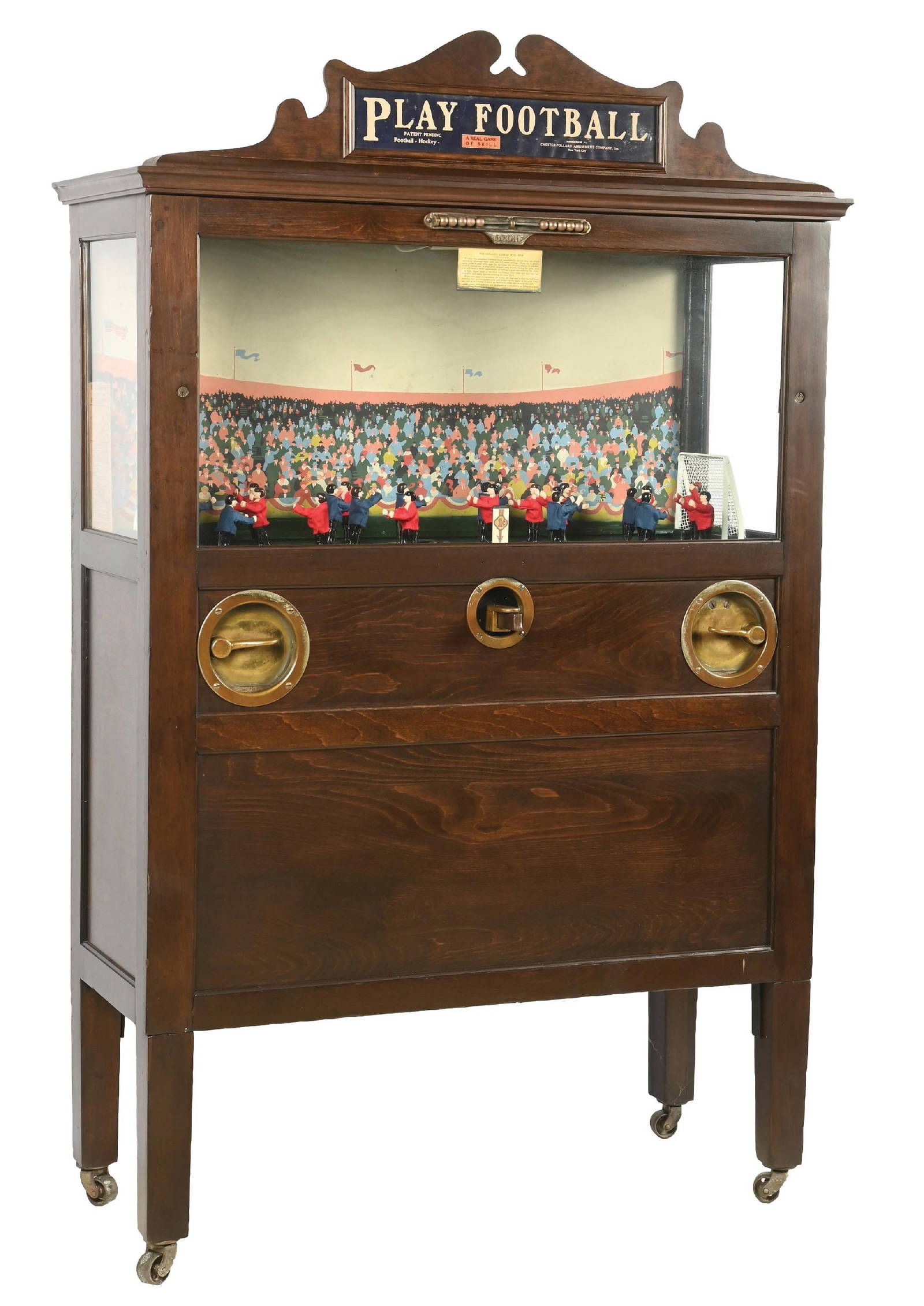 1¢ Chester-pollard Football Penny Arcade Game Auction