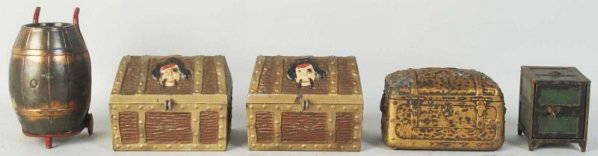 Lot of 5: Still Banks. - Aug 06, 2013 | Dan Morphy Auctions in PA