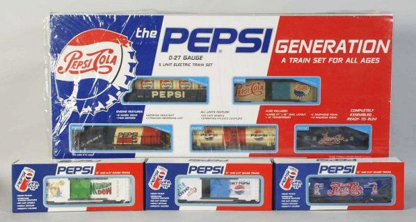 Pepsi Cola Freight Train Set.