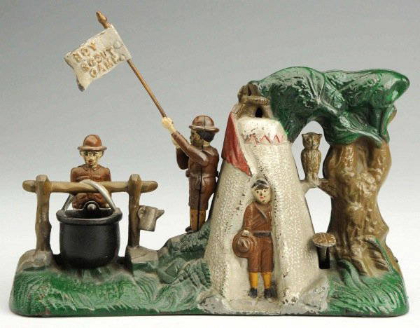 Cast Iron Boy Scout Camp Mechanical Bank. - Sep 06, 2013 | Dan Morphy ...