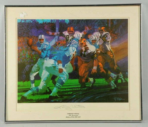 Signed Johnny Unitas Sports Illustrated Print. - Sep 07, 2013 | Dan ...