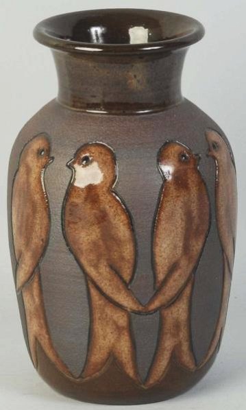 Brown Bird Pottery Vase by Waletzko. - Aug 20, 2013 | Dan Morphy ...