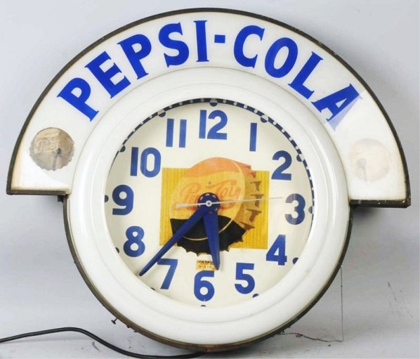 1950s Pepsi Cleveland Neon Clock.