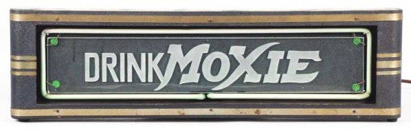 Moxie Neon Counter Sign. - Oct 04, 2013 | Dan Morphy Auctions in PA