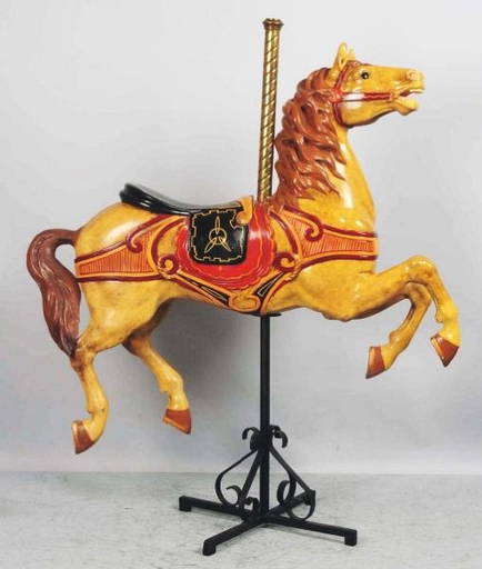 Yellow Carousel Horse.