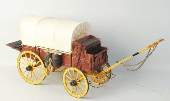 Contemporary Conestoga Wagon Model.