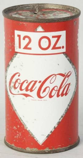 1960s Canadian Coca Cola Diamond Can.