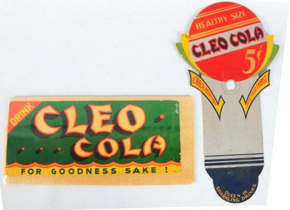 Cleo Cola Bottle Display & Sign. - Dec 07, 2013 | Dan Morphy Auctions in PA