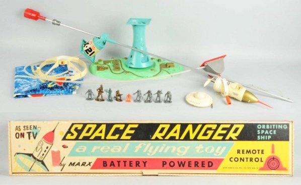 Rare Marx Space Ranger Flying Toy.