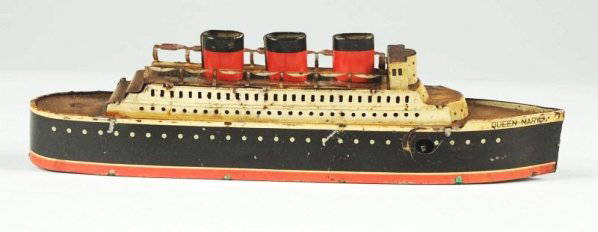 Queen Mary Tin Litho Wind-up Ocean Liner Boat Toy - Feb 15, 2014 | Dan ...