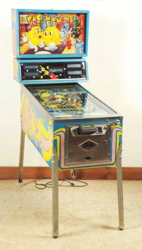 Bally Mr. & Mrs. Pac Man Pinball Machine (1982).