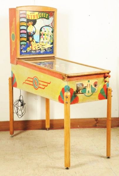 Gottlieb King Cole Pinball Machine (1948).