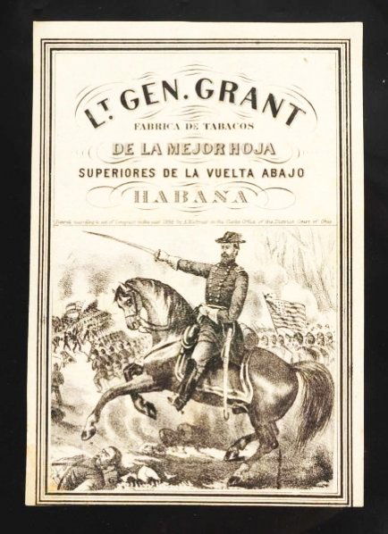 Lt. General Grant Cigar Label.