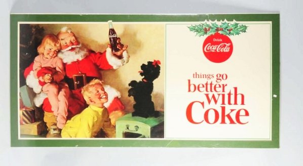 1960s Large Horizontal Coca Cola Poster.