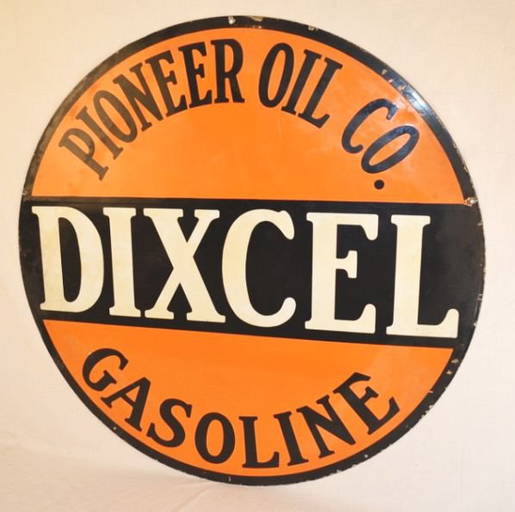 Dixcel Pioneer Oil Co Gasoline.