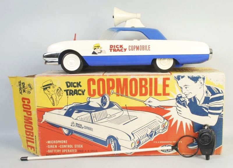 Ideal Plastic Dick Tracey Cop Mobile.