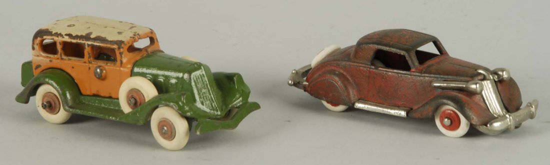 Lot Of 2: Hubley Take A Part Cars.