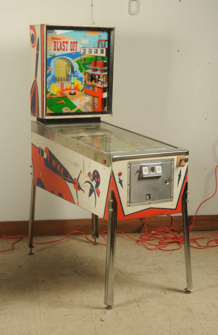 1967 Williams Blast Off Pinball Machine.