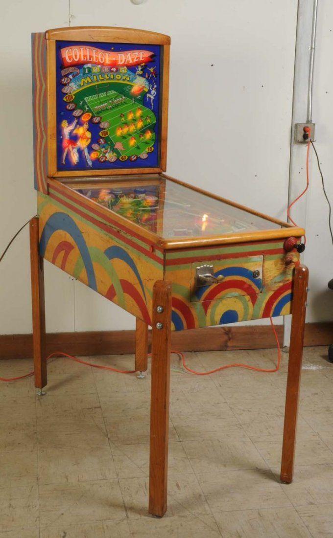 1949 Gottlieb College Daze Pinball Machine.