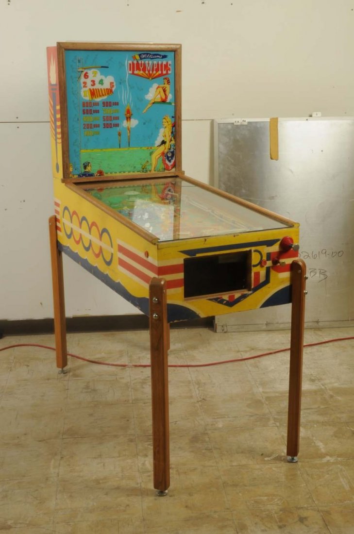1952 Williams Olympics Pinball Machine.